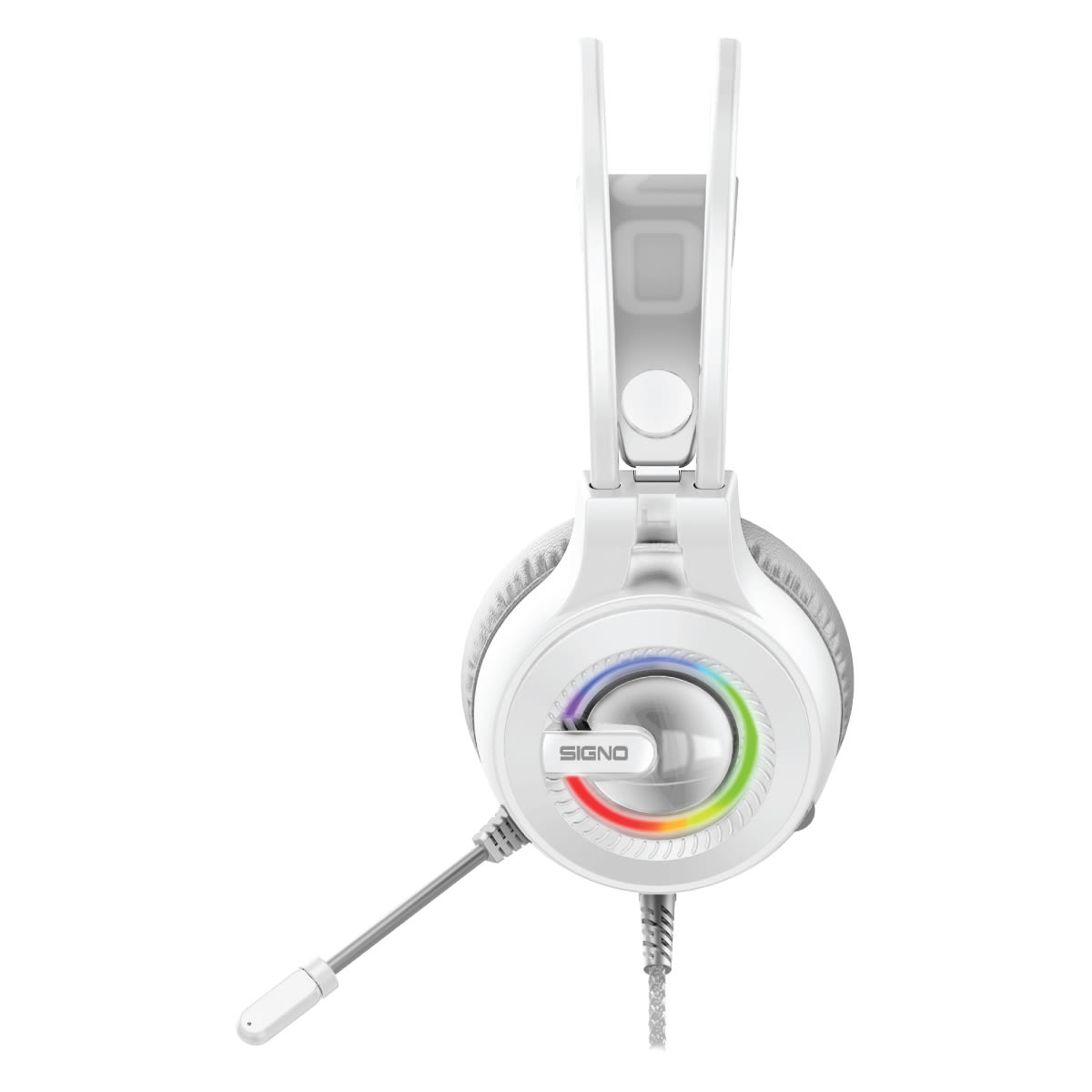 หูฟังเกมมิ่ง SIGNO GAMING HEADSET BAZZLE HP-833W (WHITE) (1Y)
