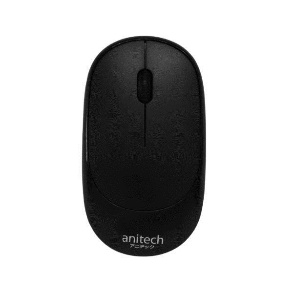 ANITECH WIRELESS MOUSE SILENT CLICK W224-BK