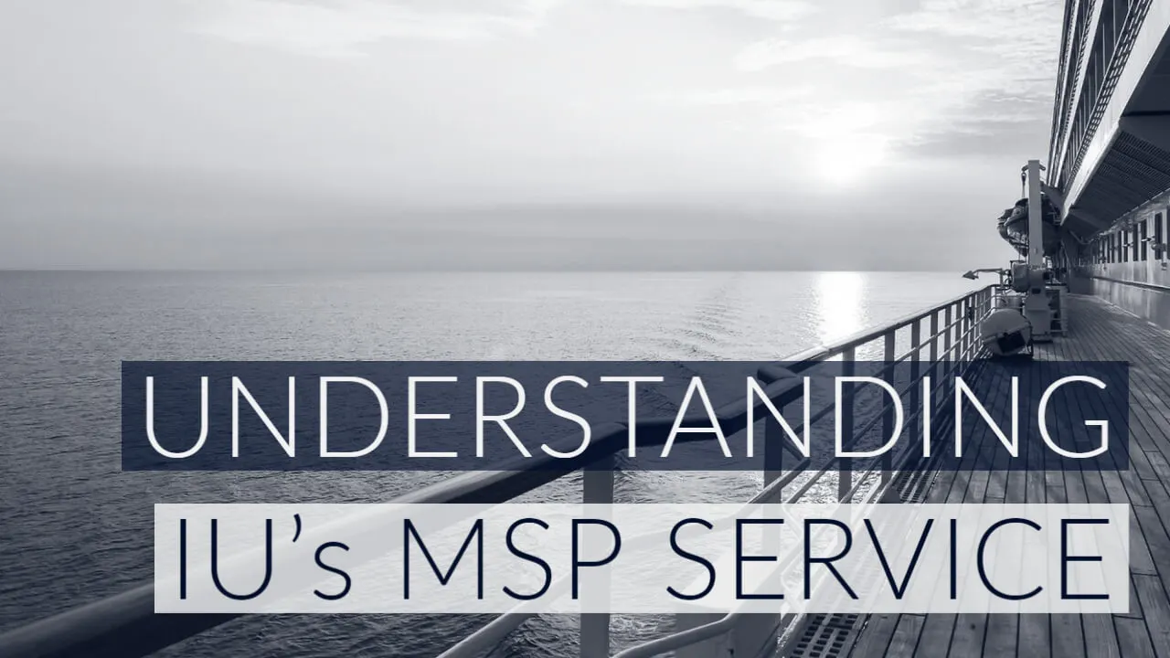 MSP’s purpose – IU