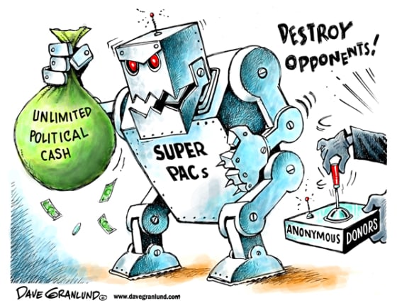 Super Pacs Make Donations At An Astounding Level