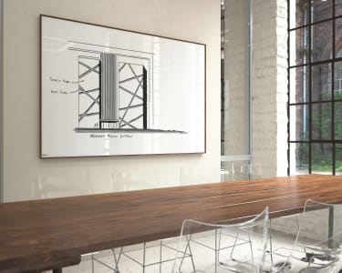 Clarus Surround - Glass Board w/ Aluminum or Wood Frame | Touchboards