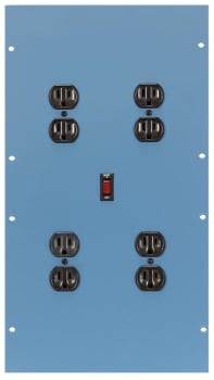 IAC Industries QS-1022167-D - Riser Electrical Panel, 21.25"H, Sky Blue ...