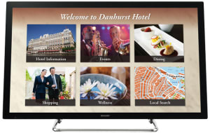 Sharp PN-L401C - 40" AQUOS BOARD 4K Interactive Screen, 5,000 : 1 ...