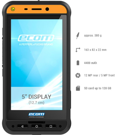 ecom Smart-Ex 02 DZ2 - Intrinsically safe smartphone for Zone 2 ...