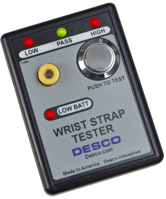 Desco 19240 - Portable Wrist Strap Tester (Battery-Powered) | TEquipment