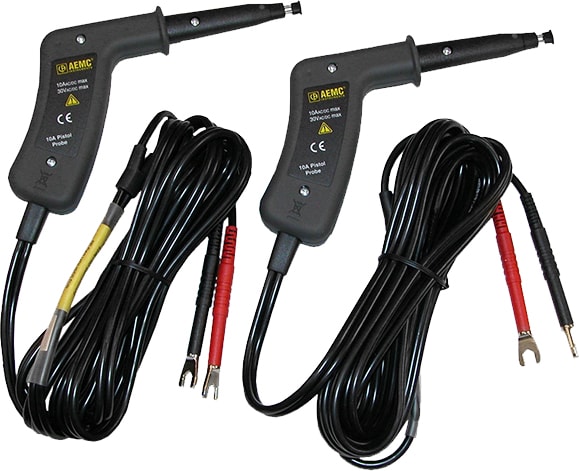 AEMC 2118.75 - Kelvin Probes Pistol Grip 10ft (10A, Spring Loaded ...