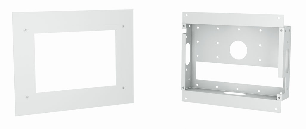 AVTEQ TC8-WMP - In-wall Flush Mount for Poly TC8 (White) | Touchboards