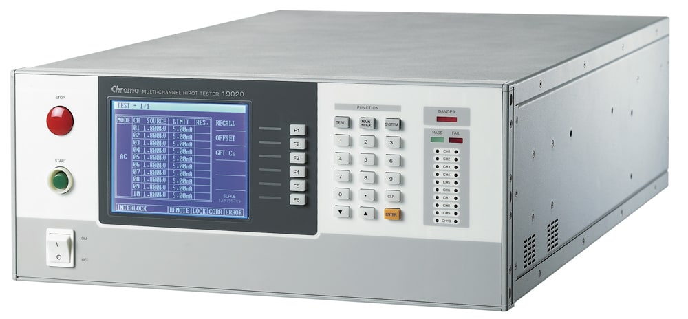 Chroma 19020-4 Multi-Channel Hipot Tester (4CH) | TEquipment