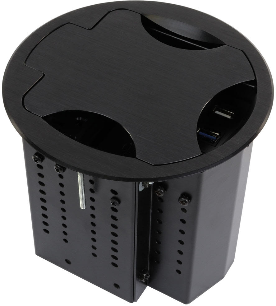 FSR T6-BLK - 6" Table Box with No Brackets - Black | Touchboards