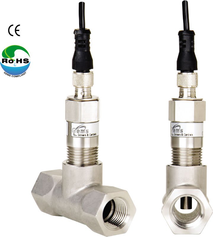 GEMS Sensors 230500-4-25 FS-600 Series Stainless Steel 316 Flow Switch ...