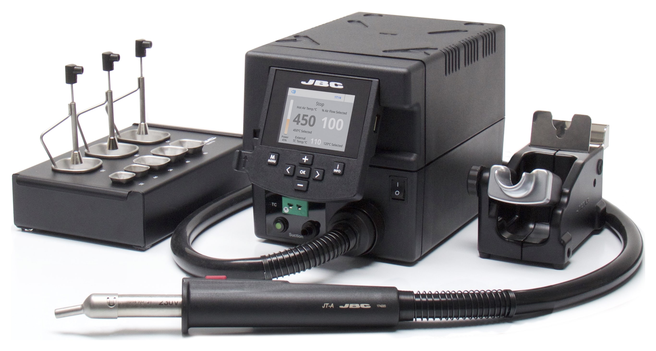 JBC JTSE-2A - Hot Air Station with Extractor Desk (230 Volt Version) | TEquipment