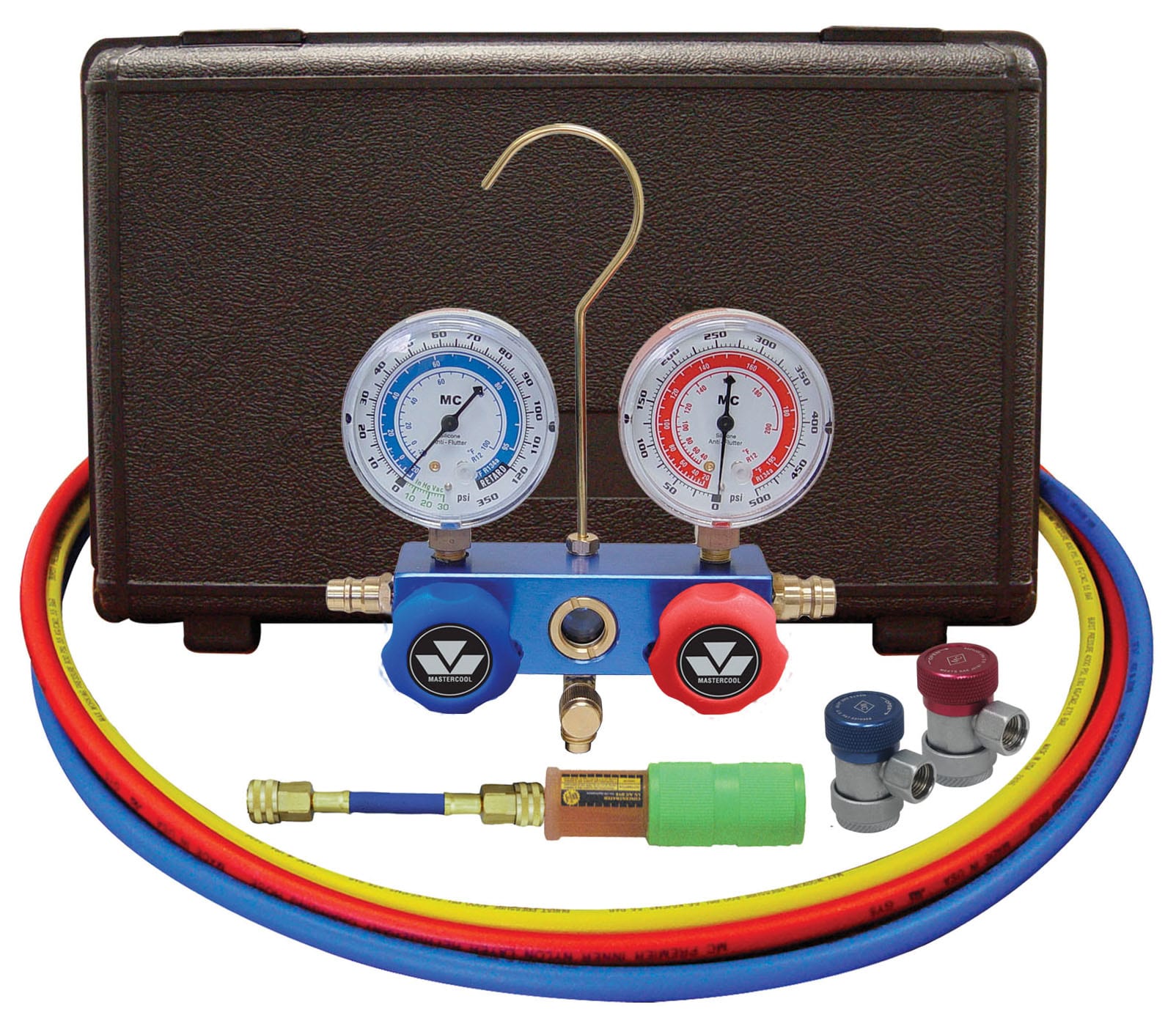 Mastercool 89661-UV - R134a Automotive 2-Way Manifold 2-Way Manifold 2 ...