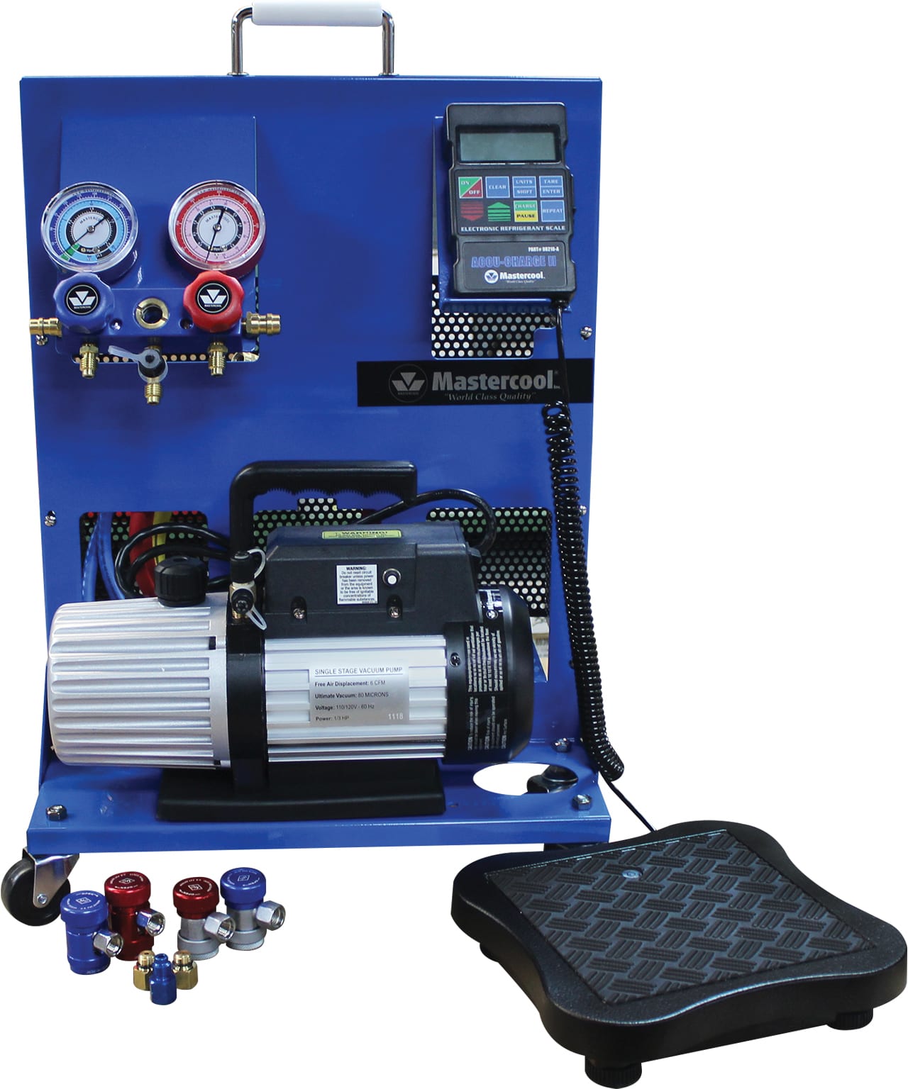 Mastercool 91585-B-YF - Dual R134a/R1234yf Single Stage Portable ...