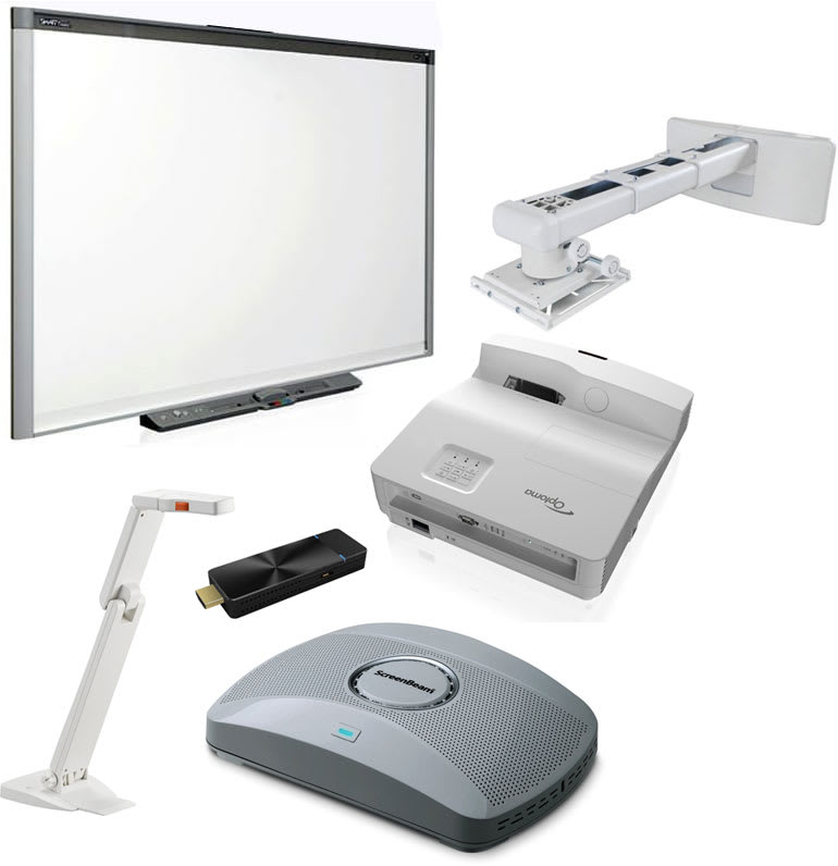 SMARTBOARD SBX885 UST v2 - 87" Interactive Whiteboard Package | Touchboards