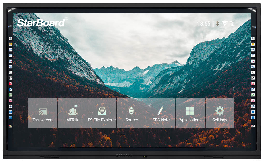 StarBoard TE-QS-65 - 65" 4K UHD Interactive Flat Panel Display ...