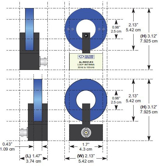 Com-Power AL-RS101-RX Receiving Loop Antenna | TEquipment