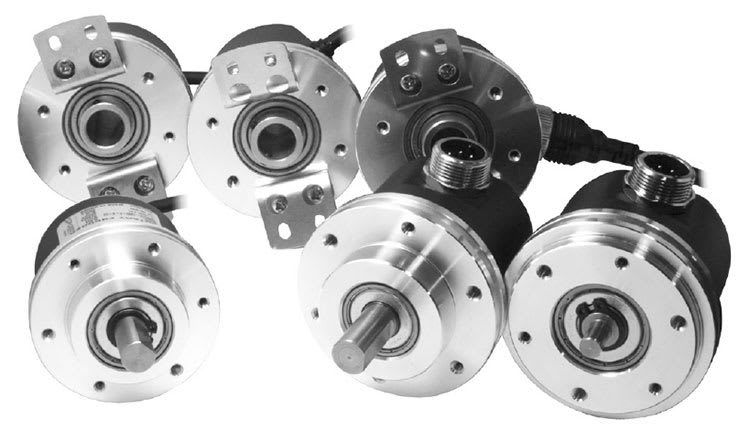 Autonics E58SC10-2000-3-T-24 Rotary Encoder, Incremental, 58mm, 10mm ...