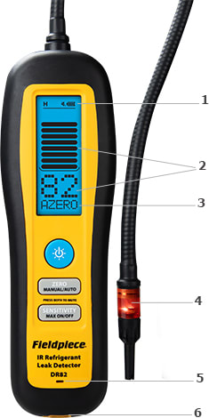 Fieldpiece DR82 - Infrared Refrigerant Leak Detector | TEquipment