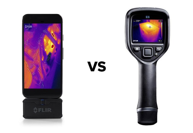 FLIR E6 vs FLIR ONE Pro IR Camera Comparison | TEquipment