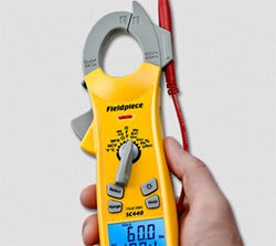 Fieldpiece SC440 Essential Clamp Meter with True RMS & InRush Current ...