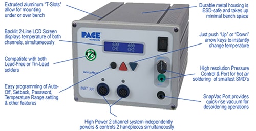 PACE MBT 301 Soldering & Desoldering Station | TEquipment