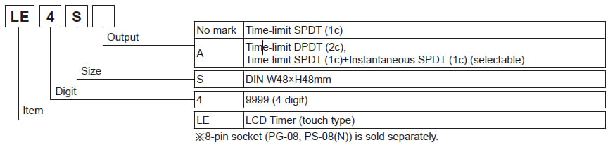 Autonics LE4S - LCD Display Digital Timers | TEquipment