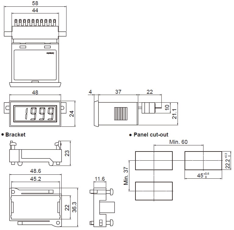 Autonics M4N-DA-14 - Compact Digital Panel Meters | TEquipment