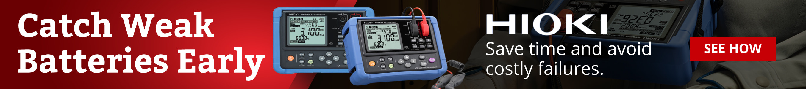 Hioki Battery Testers Fast Accurate Diagnostics | TEquipment