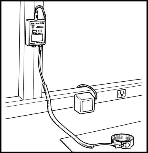 Desco 19350 - Touch Tester, Two State Wrist Strap Tester | TEquipment