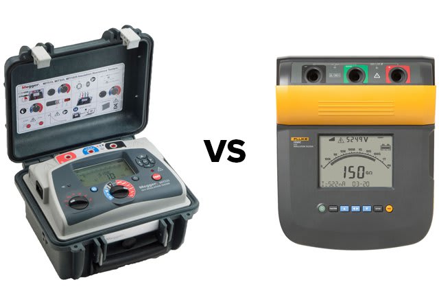 Megger MIT525 vs Fluke 1550C Insulation Tester Comparison | TEquipment