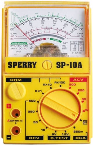 Sperry Instruments Digital Multimeters Comparison Chart | TEquipment
