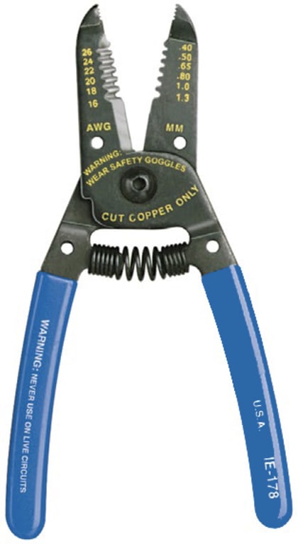 Techni-Pro 758PL0600 - Wire Stripper & Cutter, 16-26 AWG | TEquipment