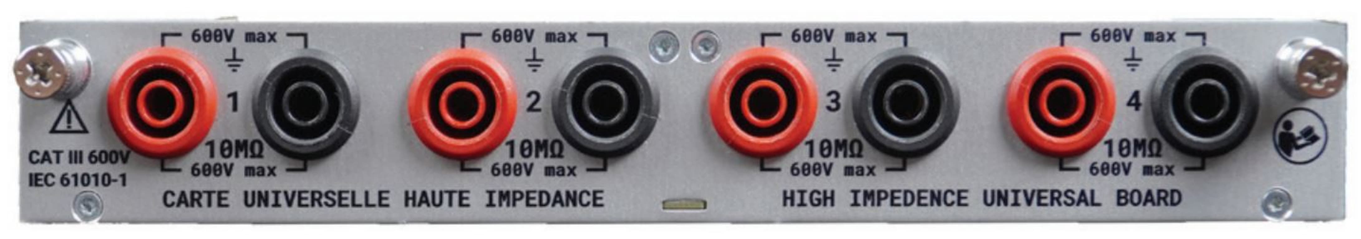 BK Precision D18-HIZ4 - 4-Channel High Impedance Input Module for ...