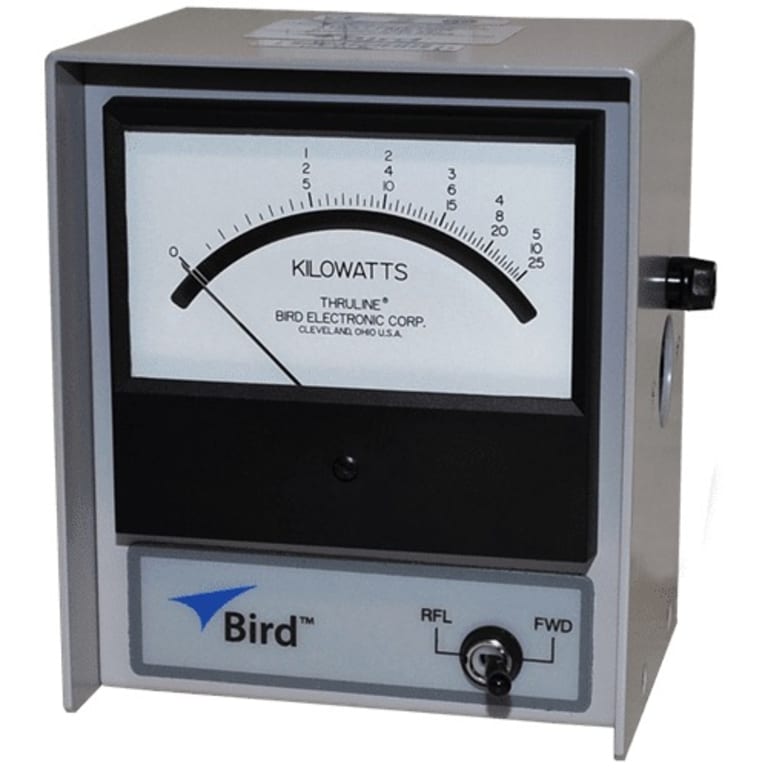Bird 6810-220 - 4.5” RF Wattmeter with FWD/RFL Switch (5/10/25 kW ...
