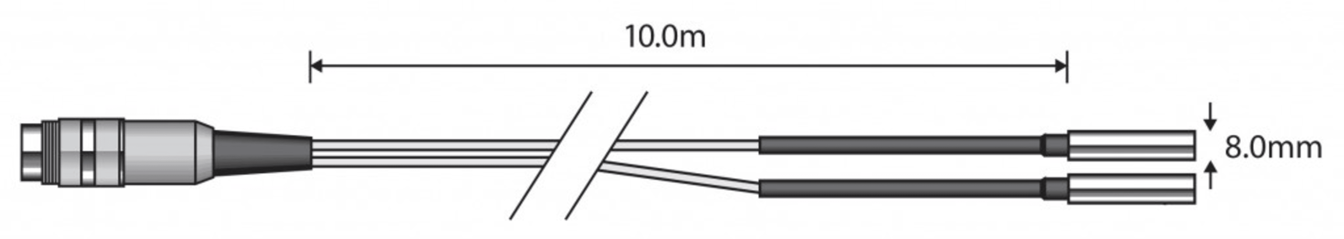 Comark RFAX1000D - PST (Thermistor) Damped Duplex Air Probe with 2x 10m ...