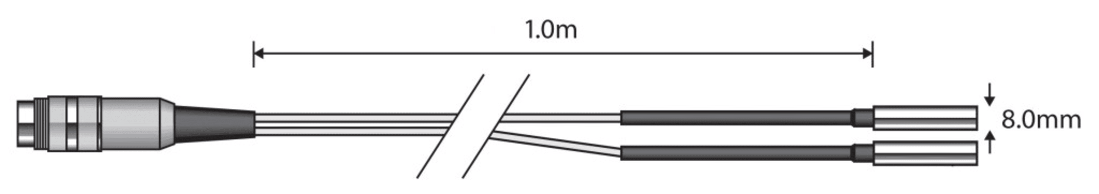 Comark RFAX100D - PST (Thermistor) Damped Duplex Air Probe with 2x 1m ...