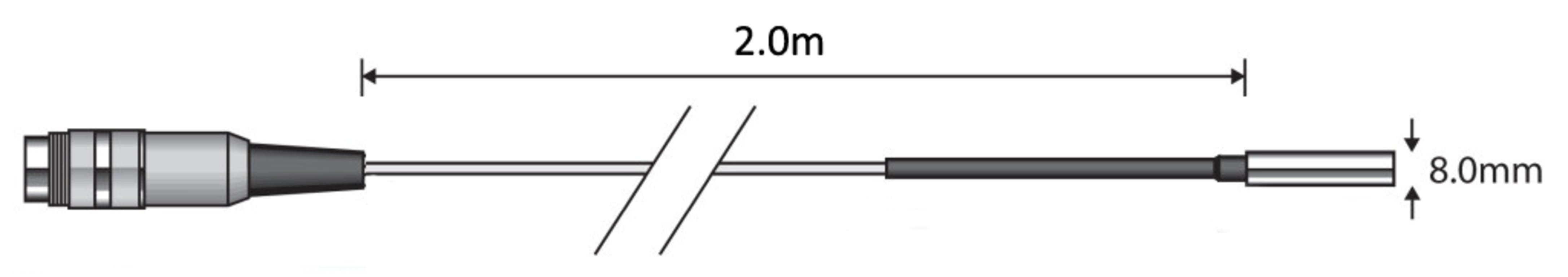Comark RFAX200 - PST (Thermistor) Damped Air Probe with 2m Lead for ...