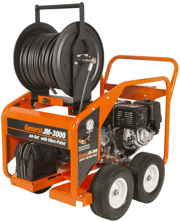 General Pipe Cleaners JM-3000-A - JM-3000 Gas Powered Water Jet Sewer ...