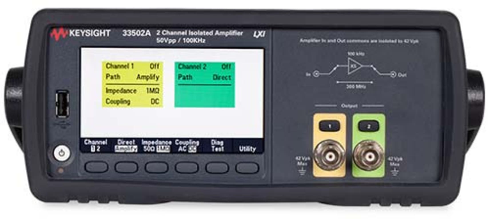 Keysight 33502A - Isolated Amplifier (2 Channel, 50 Vpp) | TEquipment