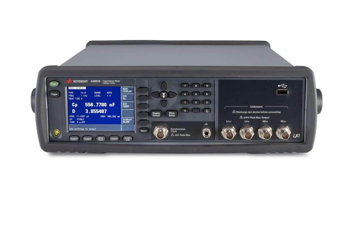 Keysight E4981B/002 - Capacitance Meter (120Hz/1kHz) | TEquipment
