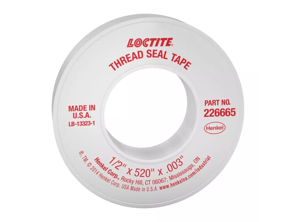 Loctite 226665 - PTFE Thread Sealing Tape (0.5” x 520” x .003 ...