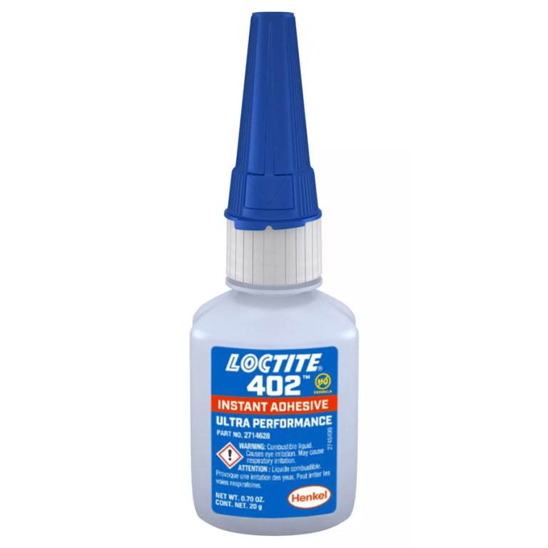 Loctite 2714628 - Instant Adhesive, 402, 20g Bottle | TEquipment