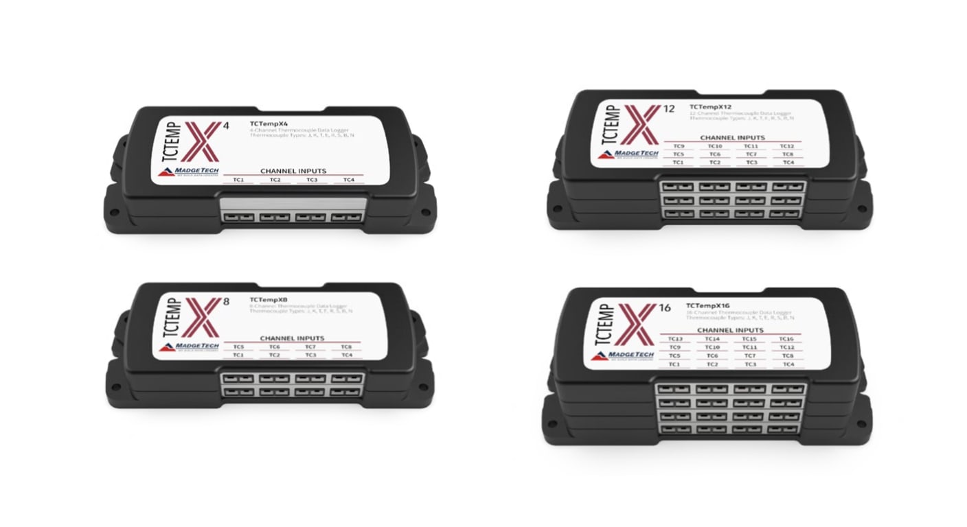 MadgeTech TCTempX - Thermocouple-Based Temperature Datalogger | TEquipment