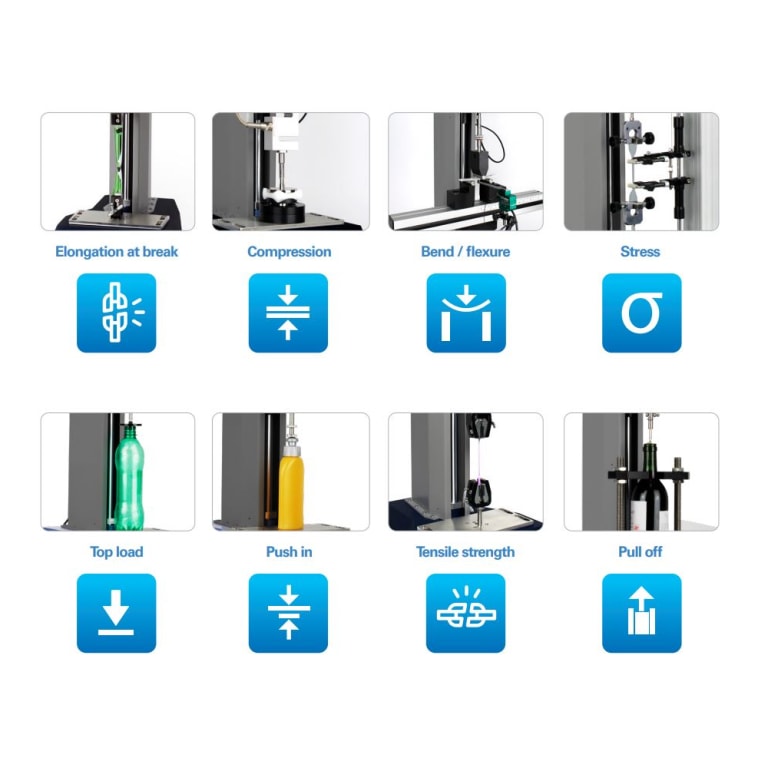 Mecmesin OmniTest 5 Touch - Single-Column Universal Testing Machine ...