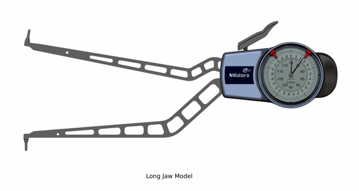 Mitutoyo Dial Caliper Gage - Internal Measurement | TEquipment Mitutoyo Dial Caliper Gage - Internal Measurement | TEquipment
