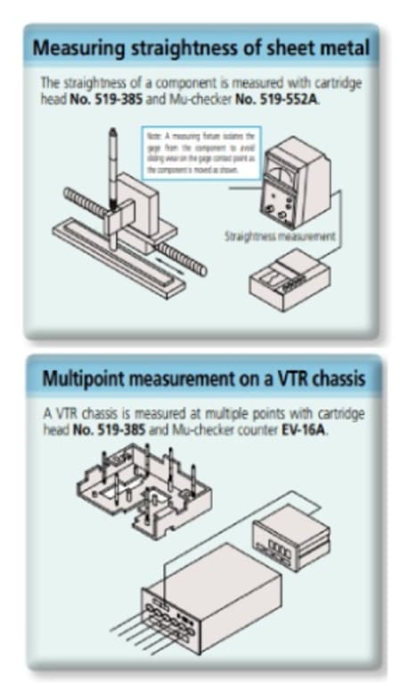 Mitutoyo Mu-Checker Probes - Cartridge Head Type, LVDT Sensor | TEquipment