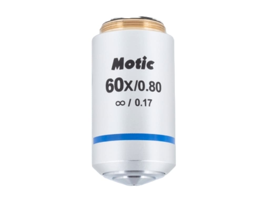 Motic 1101001705241 - Plan UC Achromat Objective, 60X/0.80 (WD 0.35mm ...