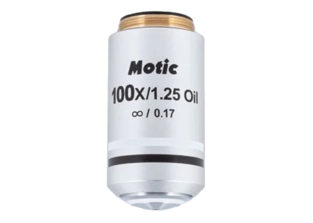 Motic 1101001705261 - Plan UC Achromat Objective, 100X/0.80/S-Dry (WD 1 ...