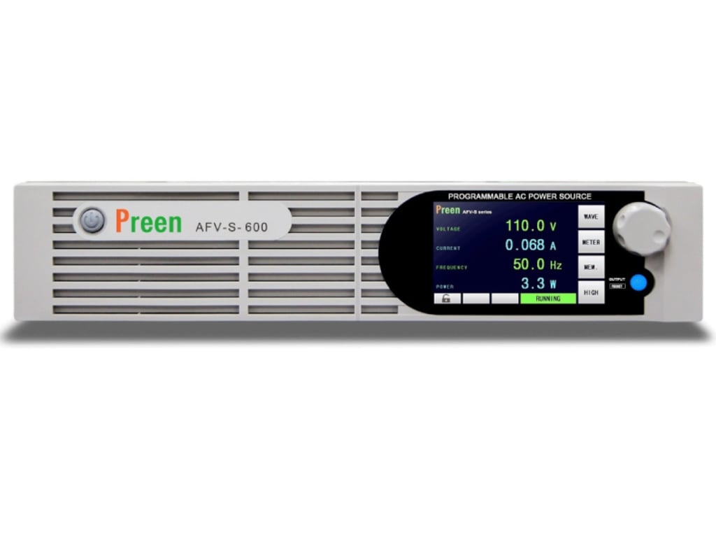 Preen AFV-S-600 - Programmable AC Power Source (600VA, 0-310V, 40-500Hz ...