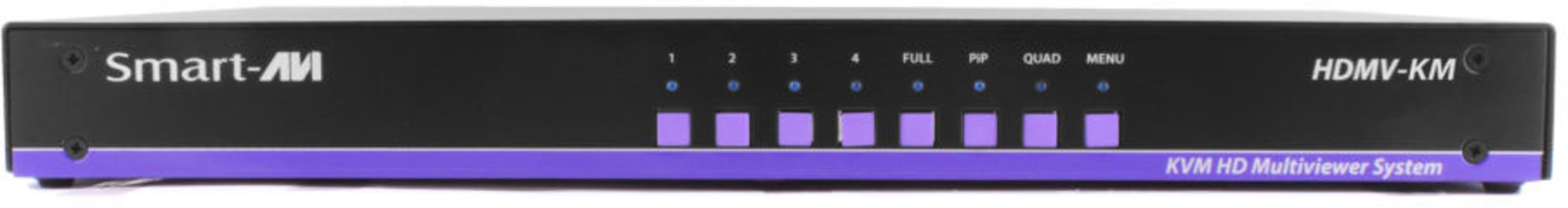 Smart-AVI SM-HDMV-KM-S - 4-Port HDMI/USB KVM Multiviewer with Fast ...